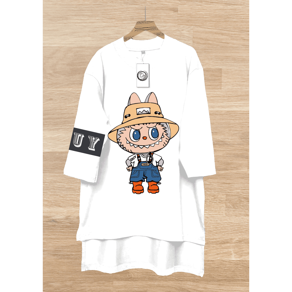 Kaos Oversize Combat/Blus - Labubu Putih by Quy Collection | Shopee ...