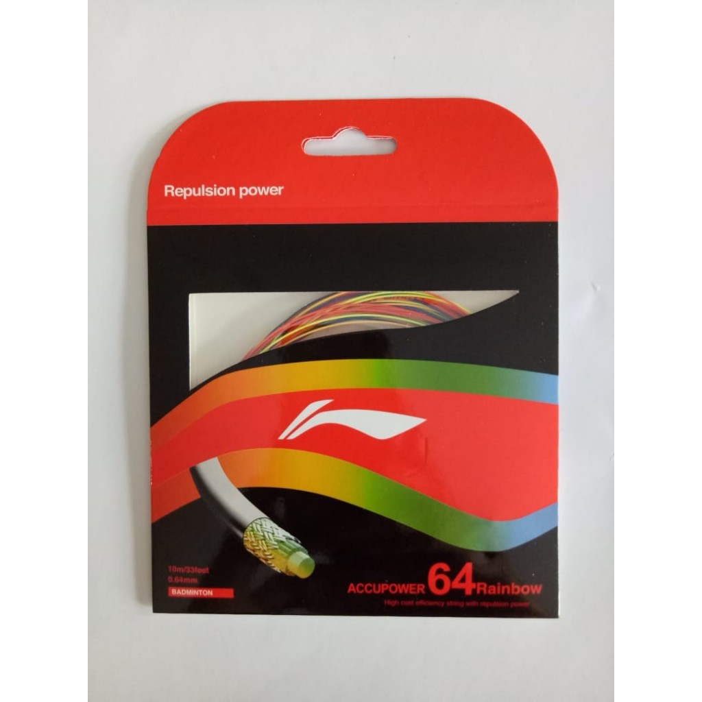 LINING AP 64 RAINBOW สายแบดมินตัน | Shopee Thailand