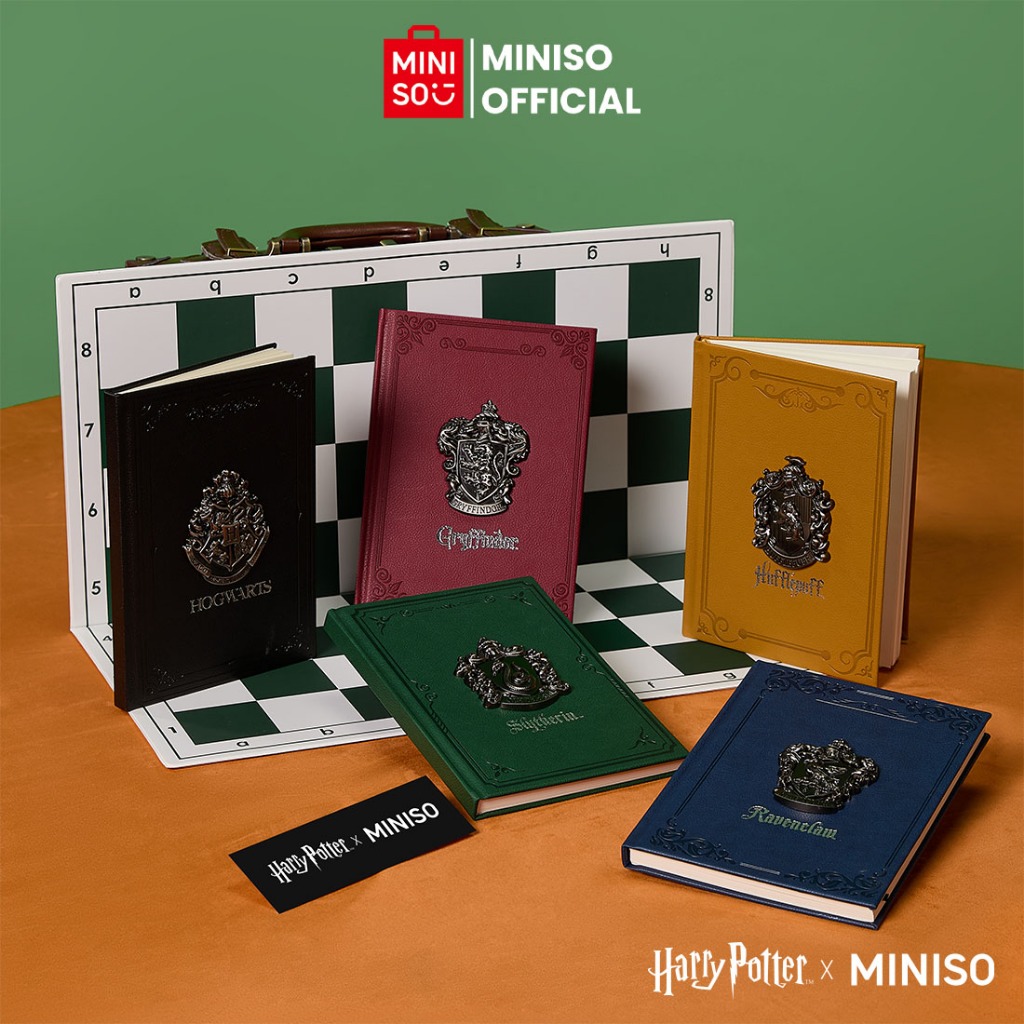 Miniso x Harry Potter A5 PU Embossment ปกแข็ง Book Notebook Series ...