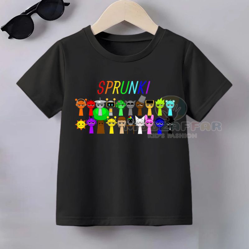 เสื้อยืด CHILDRENS SPRUNKI CHARACTER CHILDRENS เสื้อยืด INCREDIBOX ...