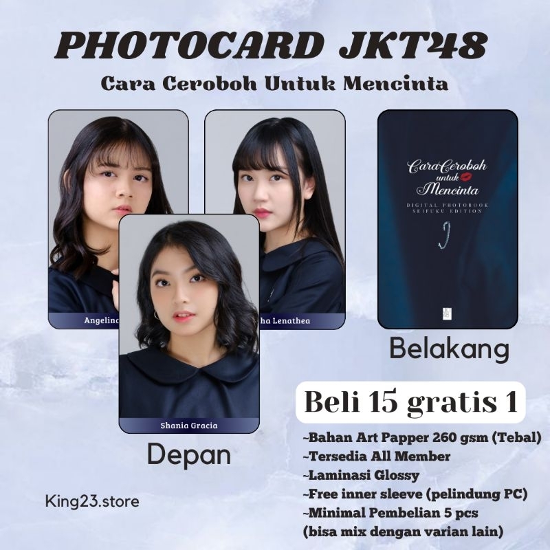 Photocard Jkt48 New Era Edition How to Love Glossy เคลือบด้าน ...