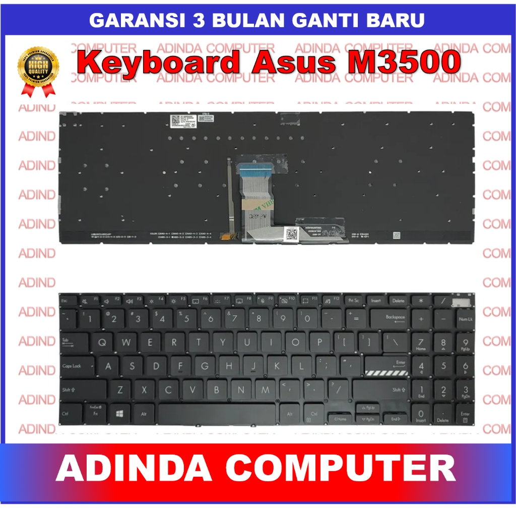 คีย์บอร์ด Asus Vivobook Pro 15 OLED M3500 M350 M3500Q M3500QA M3500QC ...