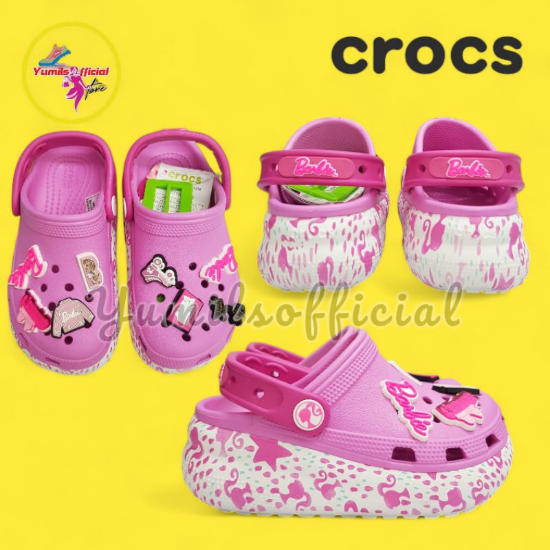 Crocs Crush Barbie Kids / Crush Barbie Girls Sandals / รองเท้าแตะเด็ก ...