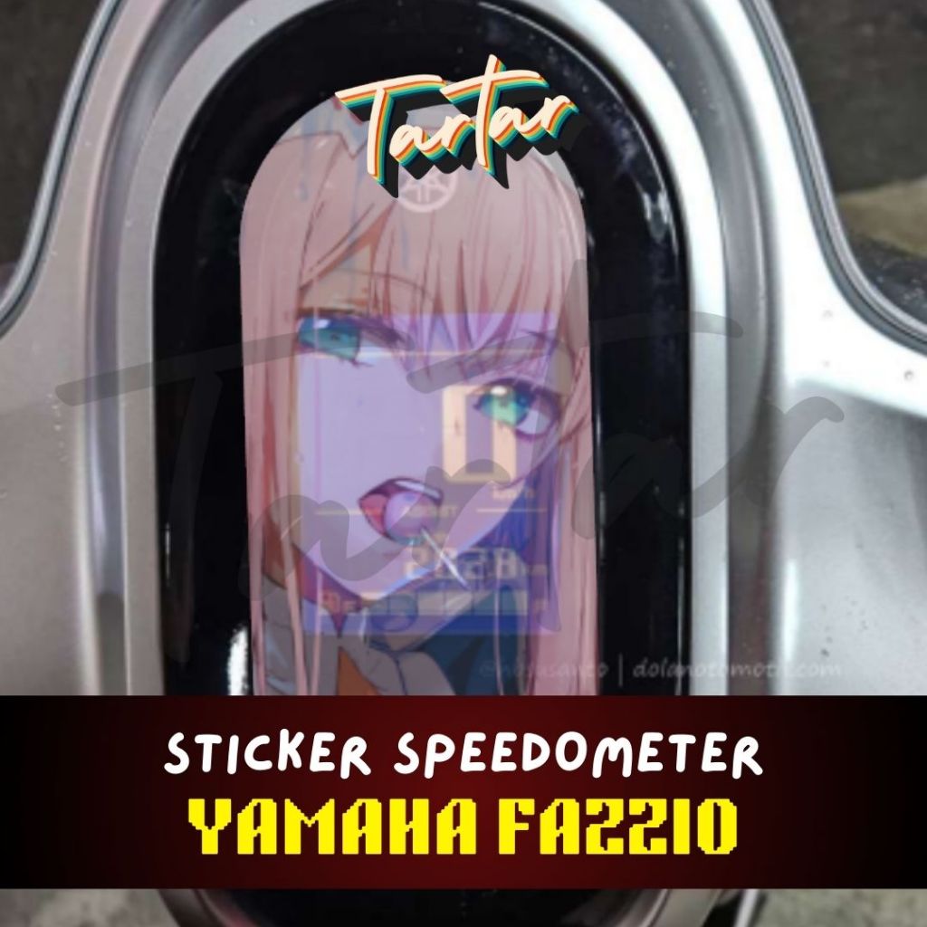 Yamaha Fazzio Anime Spido / สติ๊กเกอร์เรือนไมล์โปร่งใส | Shopee Thailand