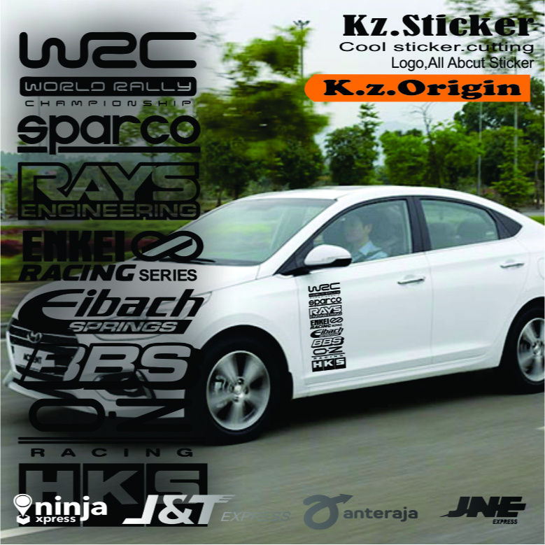 Racing Sticker sponsor Sticker สําหรับรถยนต์ทุกประเภทSet WRC HKS Sparco ...