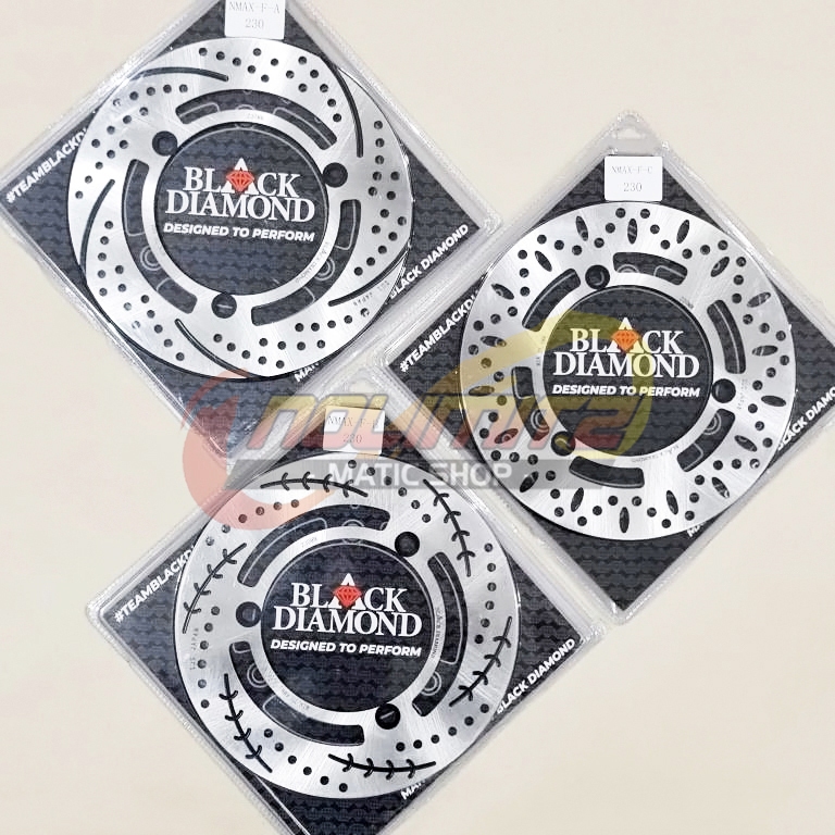 ดิสก์เบรก Black Diamond Front Disc Standard 230mm Yamaha NMAX Aerox 155 ...