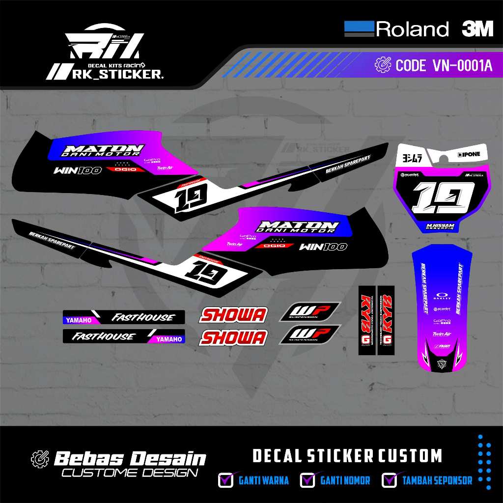 สติ๊กเกอร์ HONDA WIN 100 DECAL HONDA WIN 100 FUL BODY | Shopee Thailand