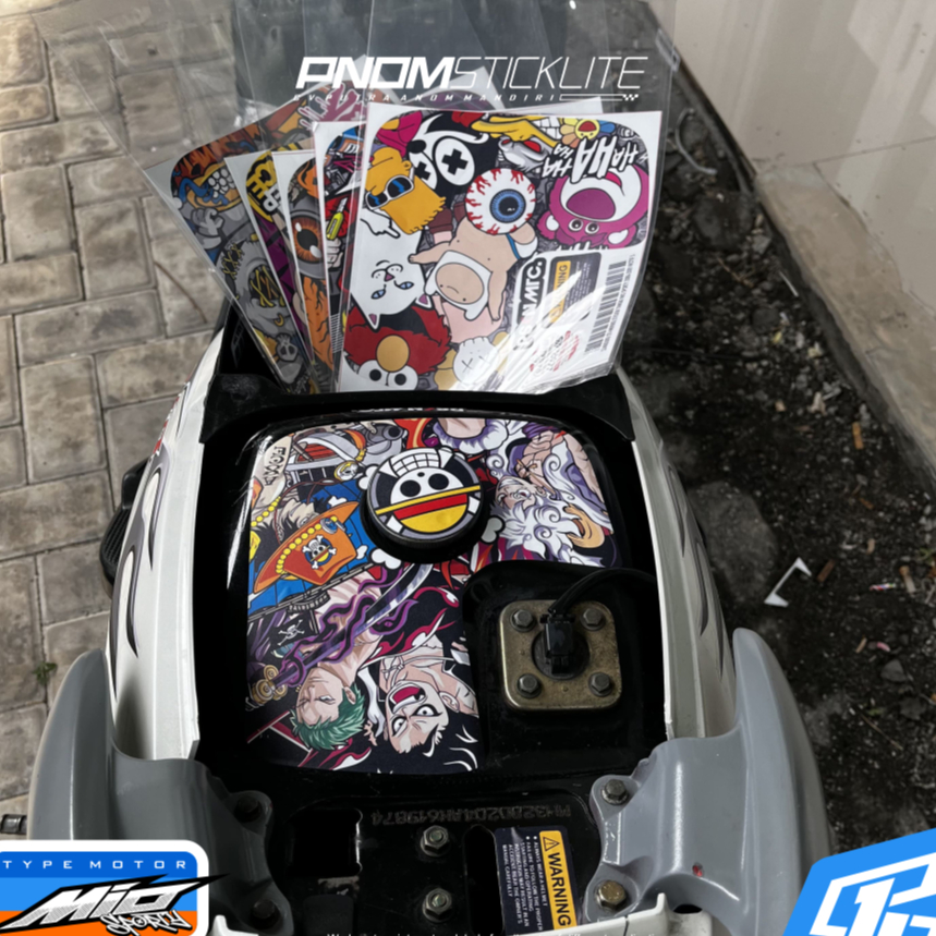 Mio SPORTY TANK STICKER MIO SMILE OLD MIO SOUL KARBU STRIPING DECAL ...