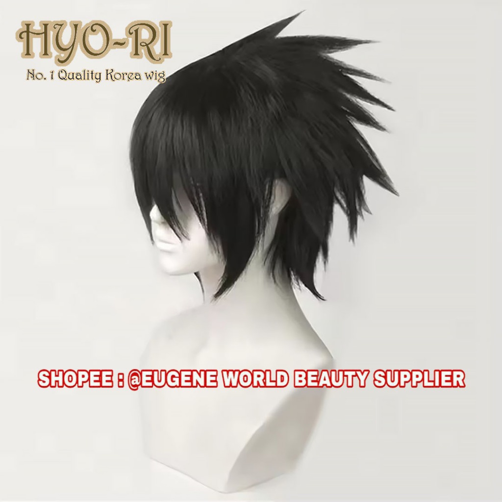 Hitam Styled - WIG L DEATH NOTE WIG LAWLIET WIG คอสเพลย์อะนิเมะ DEATH ...
