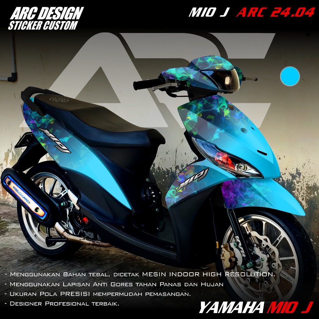 ใหม่ล่าสุด Decal สติกเกอร์ Variations ดัดแปลง Mio J 2012 2013 2014 ...