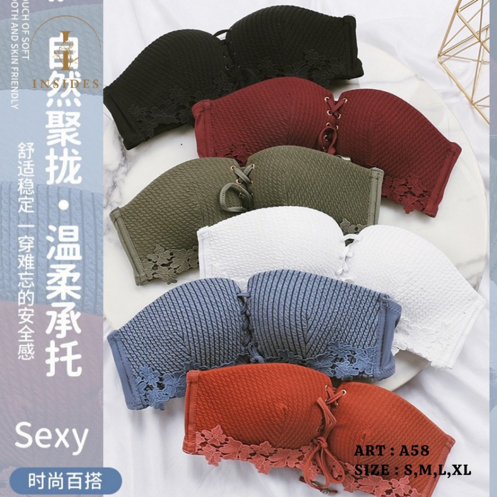 (3 ชิ้น) นําเข้าแฟชั่น Underwire Bra ผู้หญิงเต็มถ้วยลูกไม้ Ruffle สาย ...