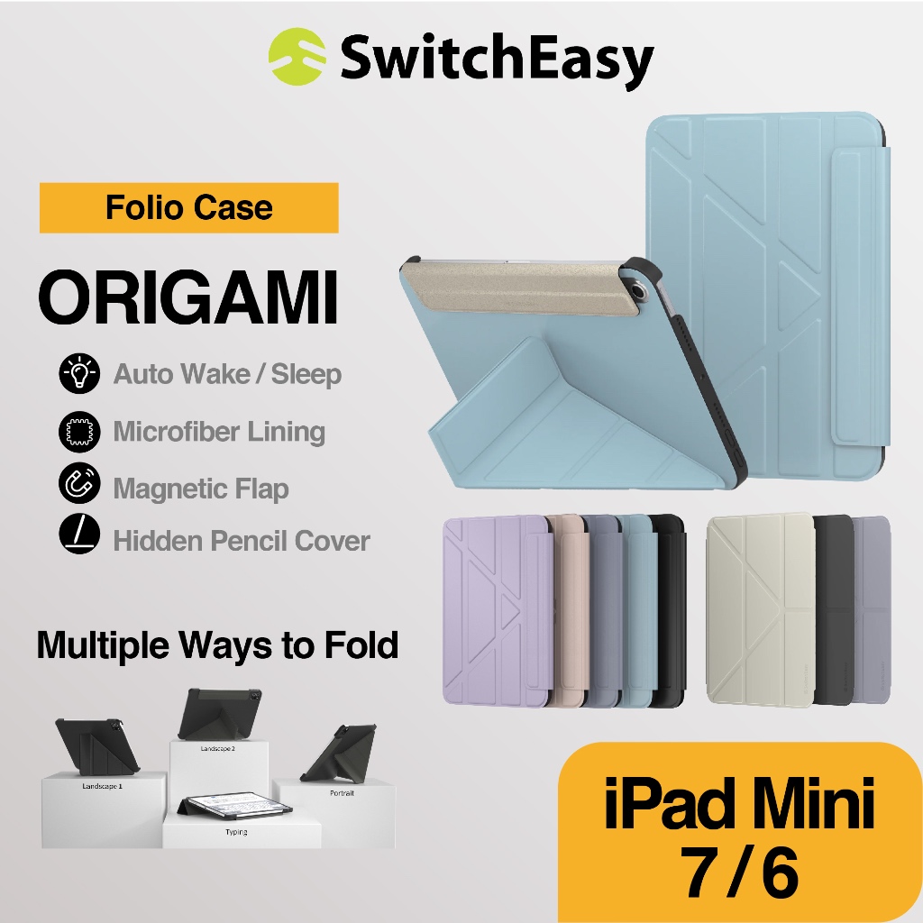 เคส iPad Mini 7 / 6 SwitchEasy Origami Flip Cover Folio Folding Casing ...