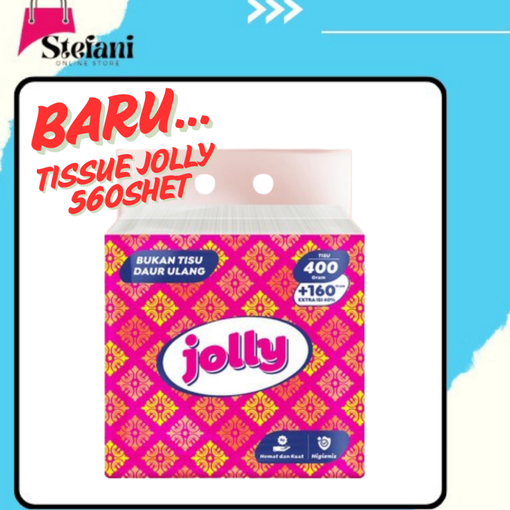 ทิชชู่ Jolly 560 gr 2ply กระดาษเช็ดหน้า กระดาษเช็ดหน้า | Shopee Thailand