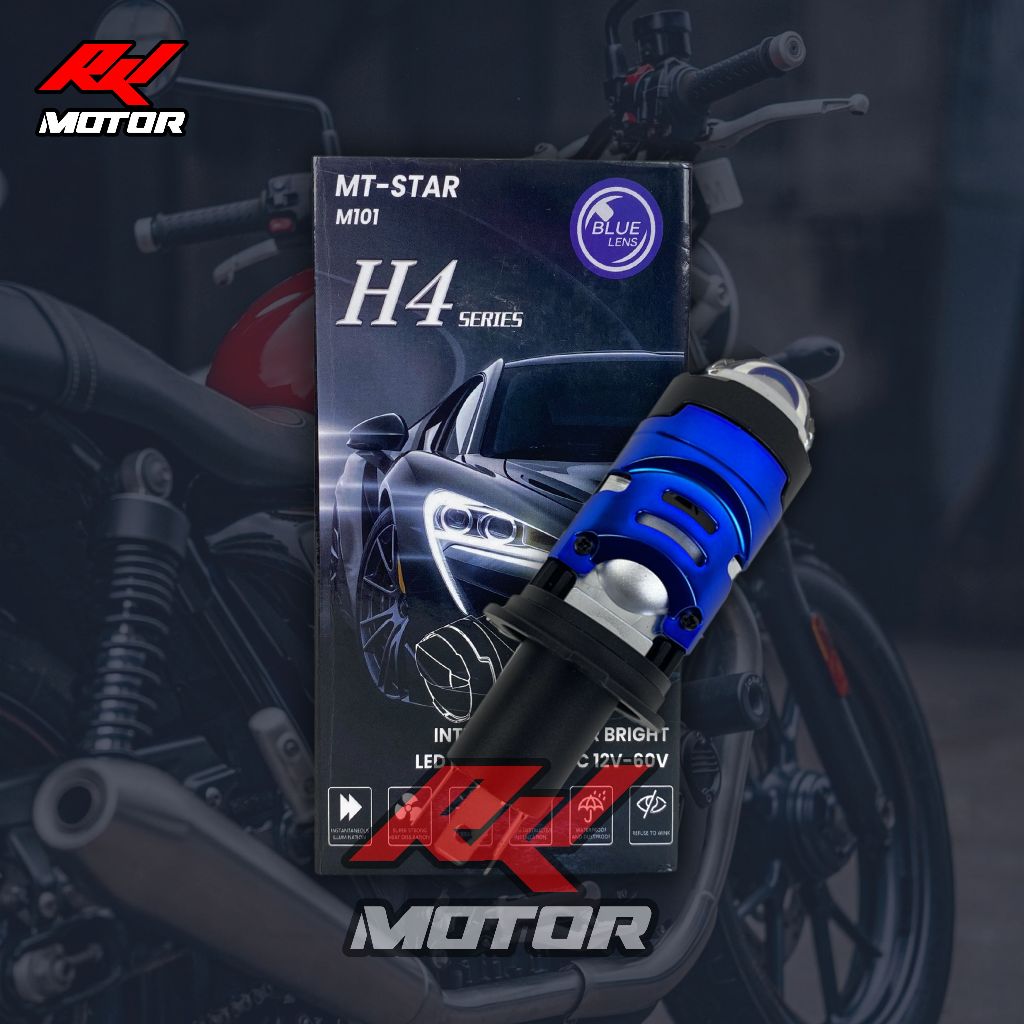 ต้นฉบับ MT STAR M101 HEADLIGHT SOCKET H4 BILLED MINI PROJECTOR 12 V-60 ...