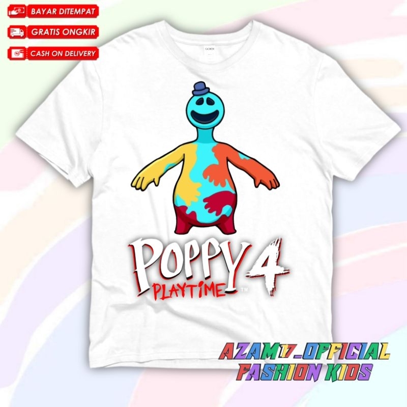 Doey DOUGHMAN POPPY PLAYTIME CHILDRENS T-SHIRTS 4 ฟรี NAME / POPPY ...