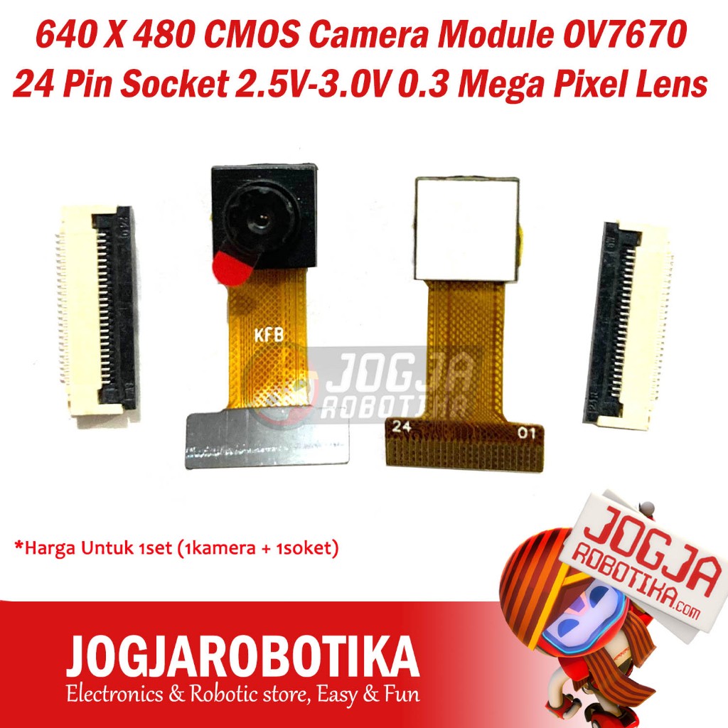 640 X 480 CMOS โมดูลกล้อง OV7670 24 พินซ็อกเก็ต 2.5V3.0V 0.3Mp | Shopee Thailand