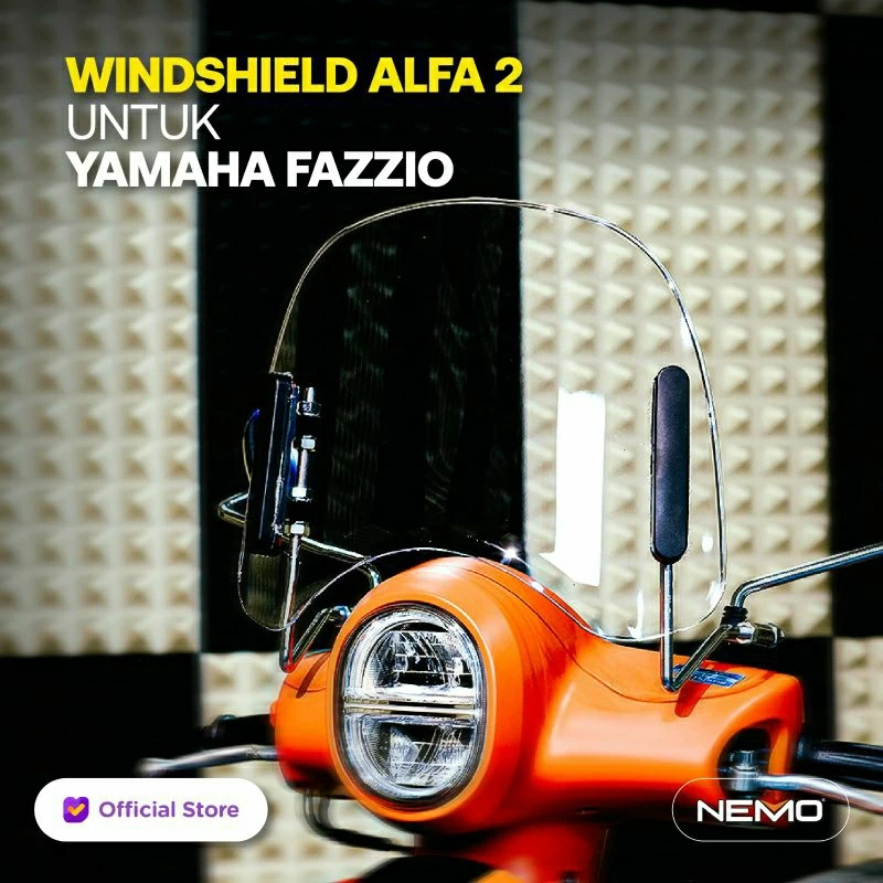 Fazzio กระจกความสูงปานกลาง 3 MM หนา Visor Shield กระจกกระจก Winsil ...
