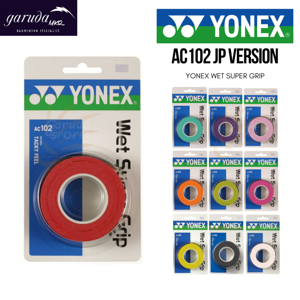 YONEX AC 102 - 3 JP CKET GRIP / YONEX AC 102-3 JP CODE GRIP / YONEX AC102 Comfort FEELS | Shopee ...