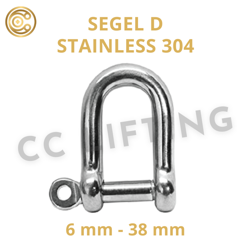 ซีล D 6 มม.สแตนเลส / 1/4 "D Shackle Clamp SS 304 / 304 สแตนเลสการเชื่อม ...