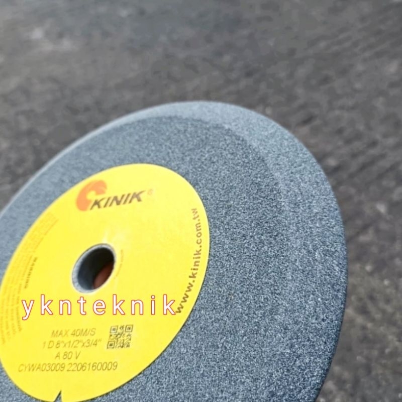 KINIK หินเจียร 8 นิ้ว KINIK 8 "x1/2"x3/4" Grit 80 หินเจียร Sharpening ...