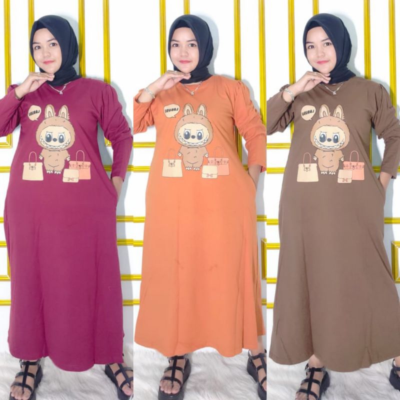 Midi LABUBU/GAMISABU/ABUBUBU/BAJUWOMEN/ผู้หญิง/ผู้หญิง& 39;S TOPS/DERYS ...