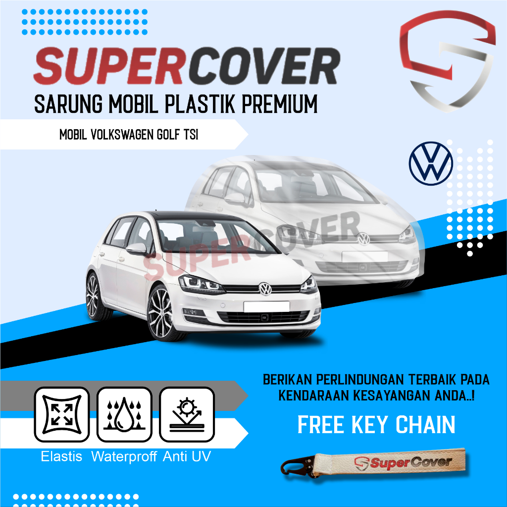 ผ้าคลุมรถแบบใส Supercover, ผ้าคลุมรถพลาสติกระดับพรีเมียม, VOLKSWAGEN ...