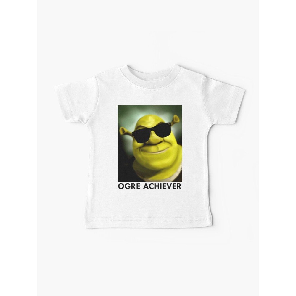 เสื้อยืดเด็กทารก Shrek Ogre Achiever | Shopee Thailand