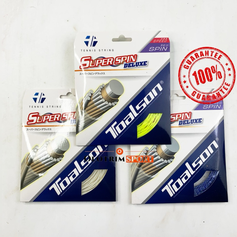 ต้นฉบับ TOALSON SUPER SPIN DELUXE SPEED SPIN Tennis String Tennis ...