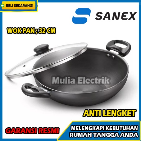 Sanex กระทะนอนสติ๊ก; กระทะทํางาน 32 ซม. Essential Series 32 นิ้ว SWJ-32 ES ใหม่ล่าสุด | Shopee ...