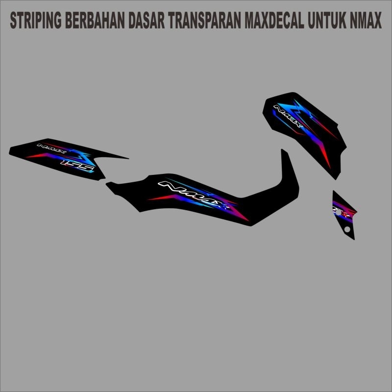 Striping สติ๊กเกอร์ใส uv maxdecal nmax ใหม่ 2020-2023 nmax neo s/nmax ...