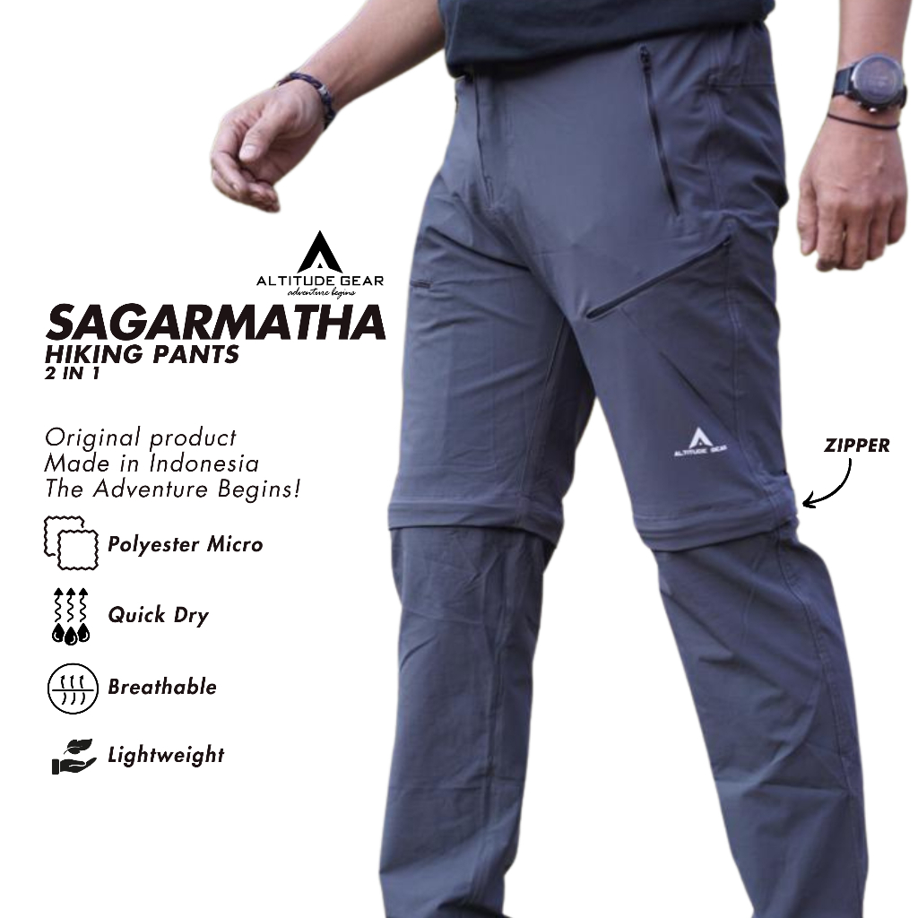 Altitude Gear Sagarmatha Convertible Pants Long Mountain Pants Connect ...