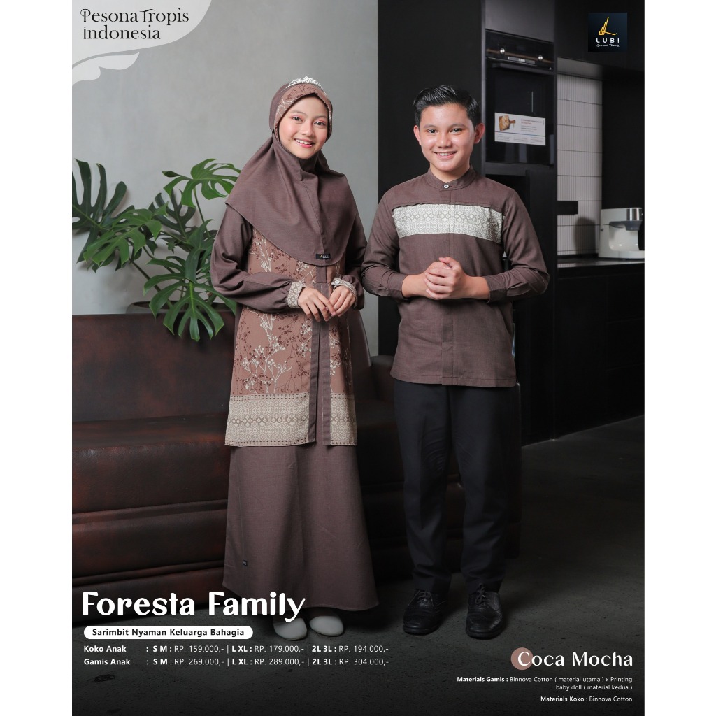 [Foresta Code] Sarimbit Childrens Version Muslim Family Lubi Series ...
