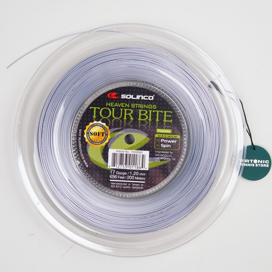 Solinco Tour Bite Soft Tennis String Reel ตัด 12 ม. ต้นฉบับ | Shopee Thailand