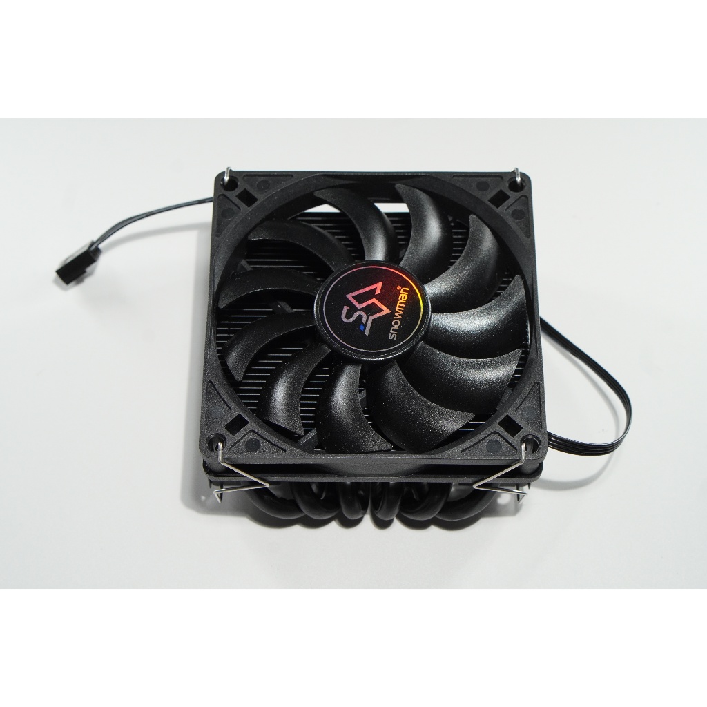 Snowman MC45 BLACK SLIM CPU / PC COOLER 90MM SINGLE FAN - 6 ท่อความร้อน ...