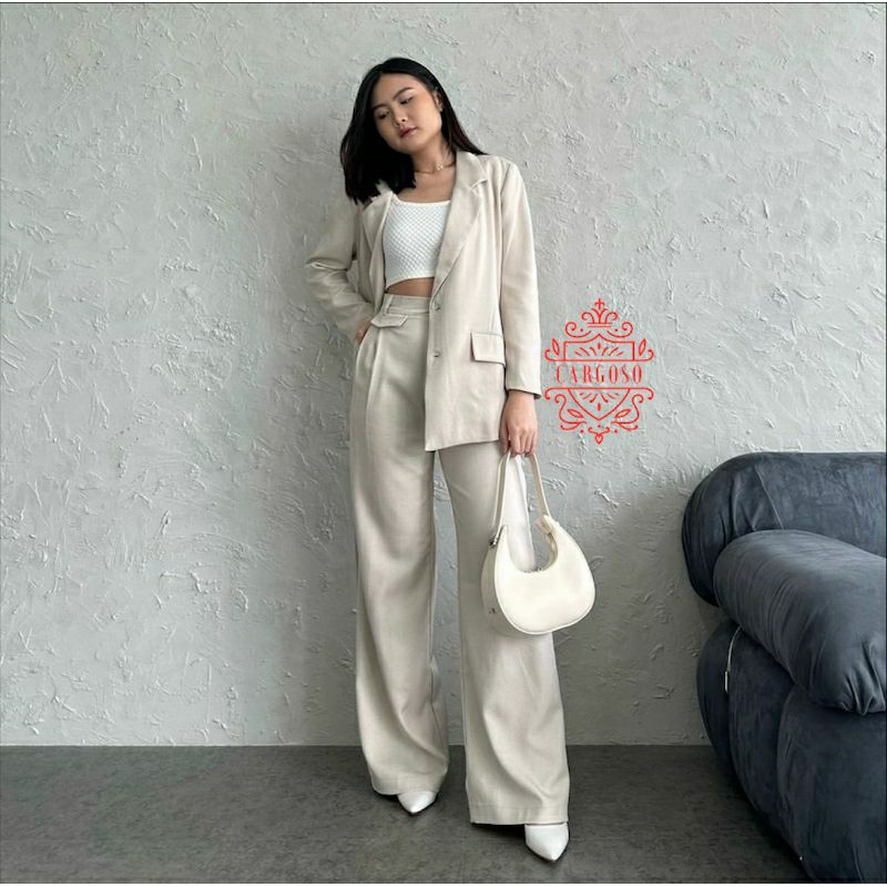 ORO PANTS HIGH WAIST KULOT - ผู้หญิง ANTI-CRANK WORK TROUSERS - SEMI ...