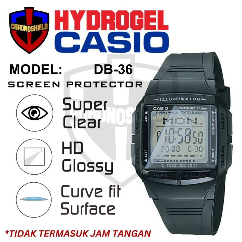 นาฬิกาป้องกันรอยขีดข่วน Casio DB36 DB360 DB 360 Hydrogel ป้องกันรอยขีด ...