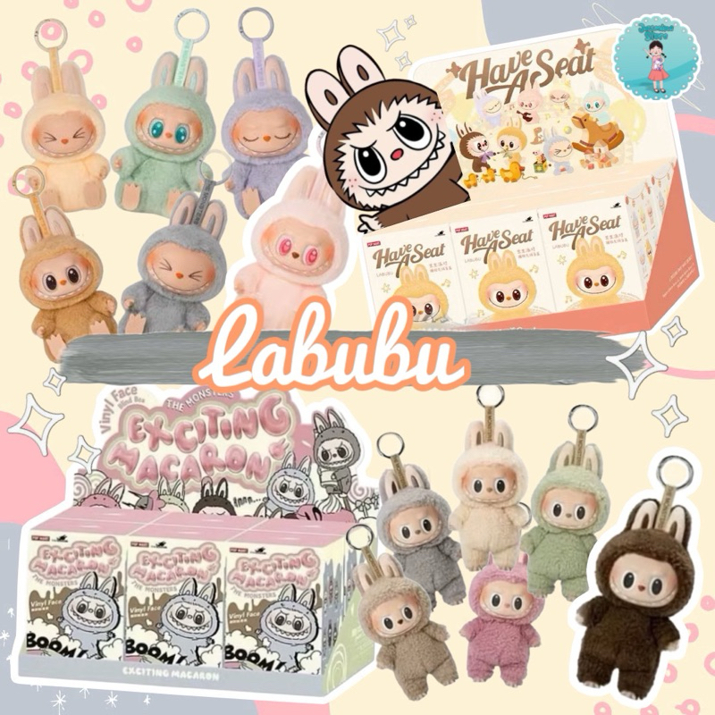 Labubu The Monsters Have a Seat Blind Box/Labubu Macaroon | Shopee Thailand