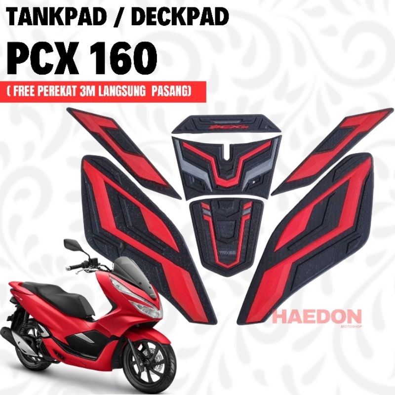 Tankpad pcx 160 / pcx 160 Body Protector Full Deck / Deckpad Motorcycle ...