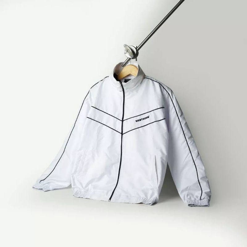 Swiss Taslan TrackSuit Jacket Taslan Logo เย็บปักถักร้อย WESTGODS เสื้อ ...