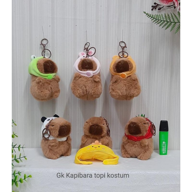 Gantungan Premium CHOCOLATE CAPYBARA CHARACTER KEYCHAIN | Shopee Thailand