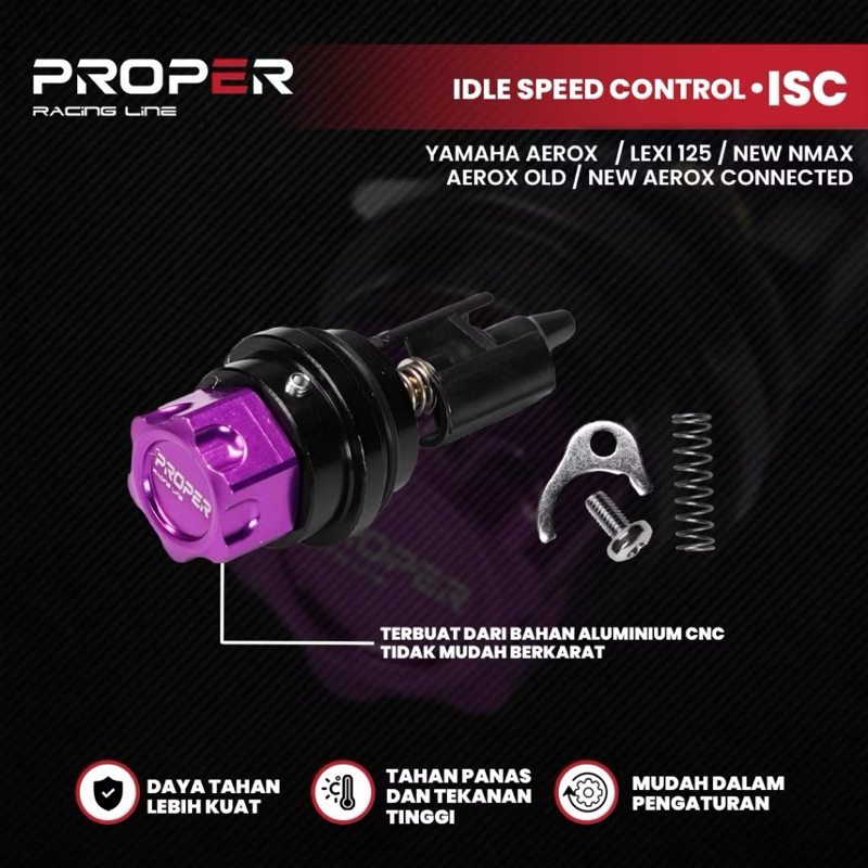 Proper ISC IDC สกรูเซ็นเซอร์ควบคุมคู่มือ Langsam ชุด Aerox Nmax Lexi ...