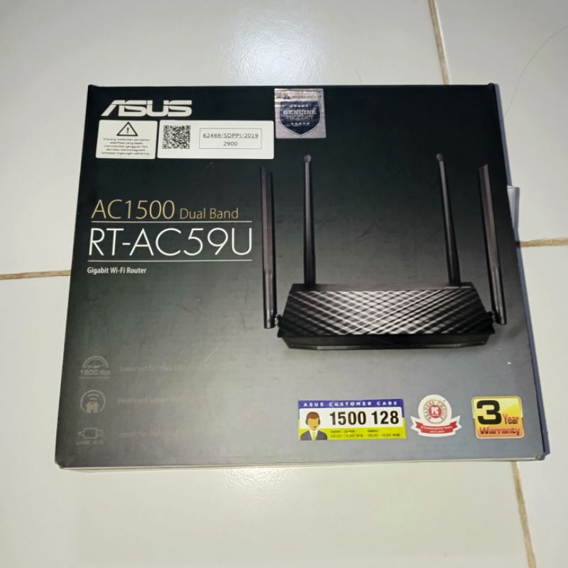 Asus ROUTER AC1500 RT-AC59U DUAL BAND - NORMAL มือสอง | Shopee Thailand