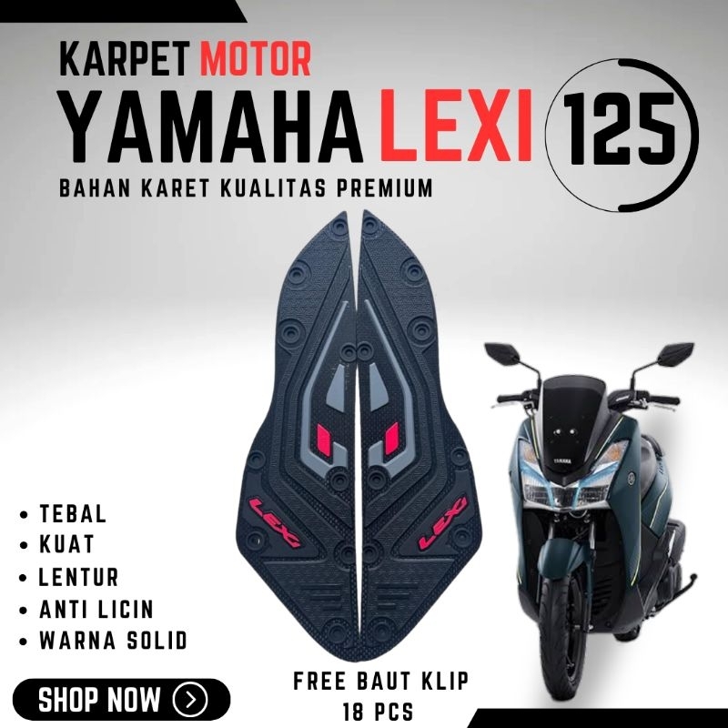 YAMAHA LEXI 125 MOTORCYCLE FOOT MAT LEXI CARPET ACCESSORIES FOOT ...
