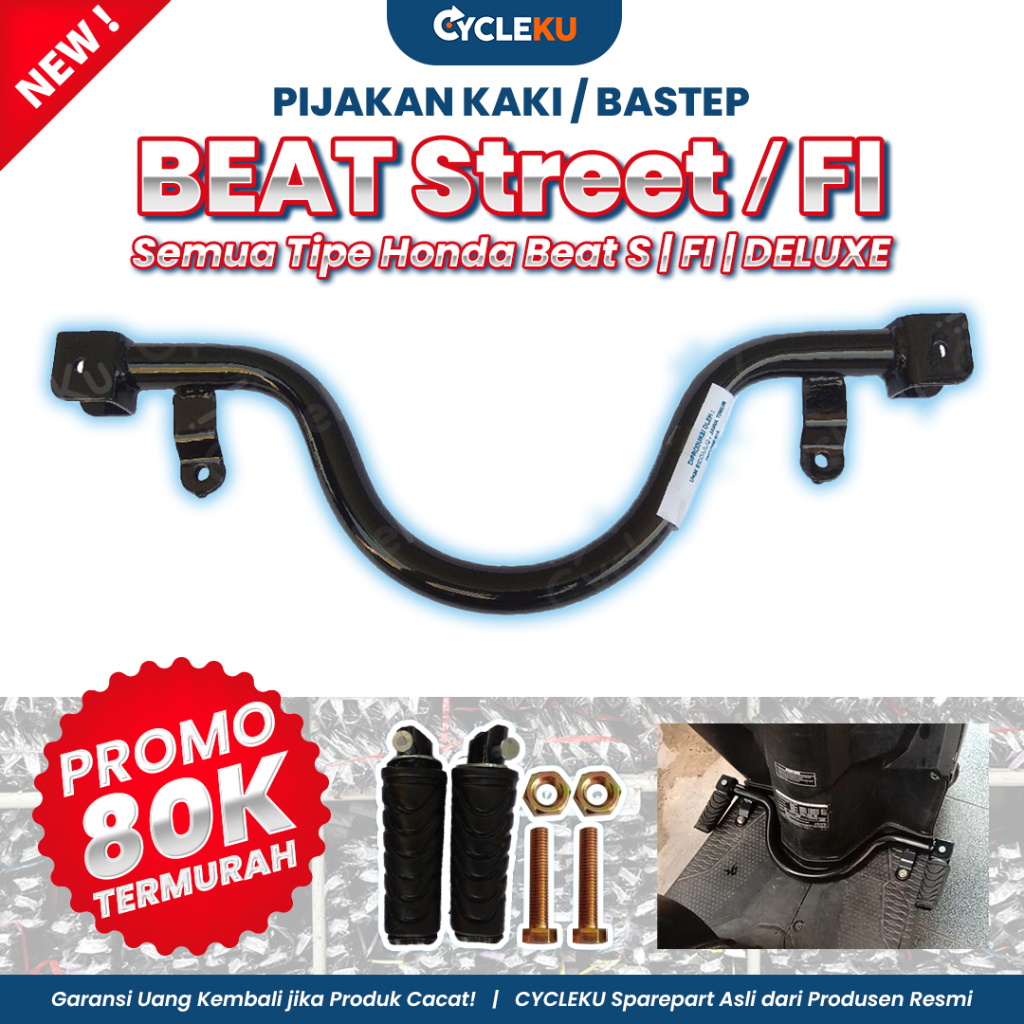 ด้านหน้า FOOTSTEP FOOTSTEP MOTORCYCLE MATIC BEAT STREET FI DELUXE ...