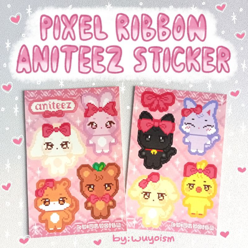 [รายละเอียด] Pixel RIBBON ANITEEZ ATEEZ สติ๊กเกอร์สติ๊กเกอร์ | Shopee ...