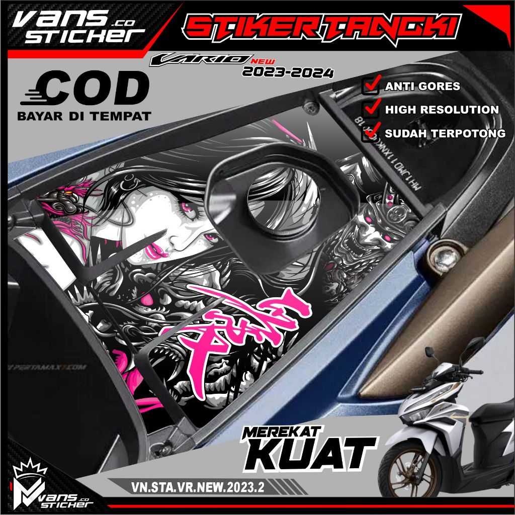 Vario NEW Tank Sticker 2018-2024 NEW VARIO Gas Tank Sticker 2023-2024 ...