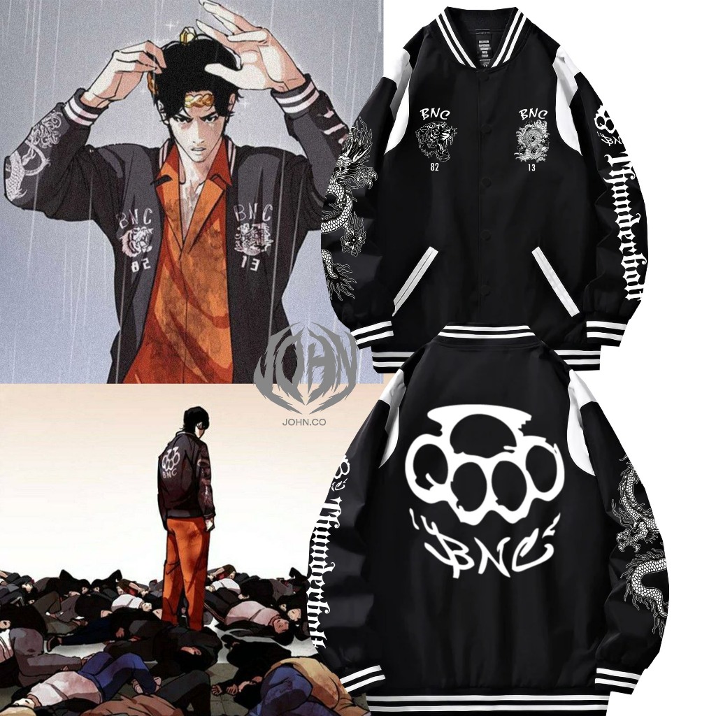 Varsity Jacket BNC Vasco Outfit Lookism | Shopee Thailand