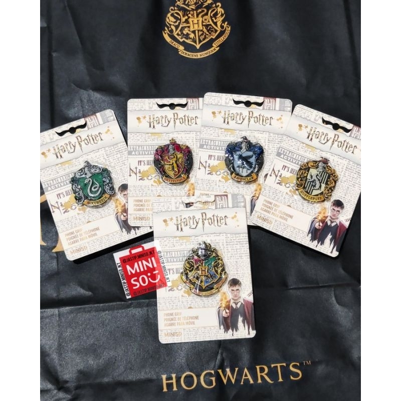 MINISO x HARRY POTTER 🆕 Metal Phone Grip HARRY POTTER Collection ...