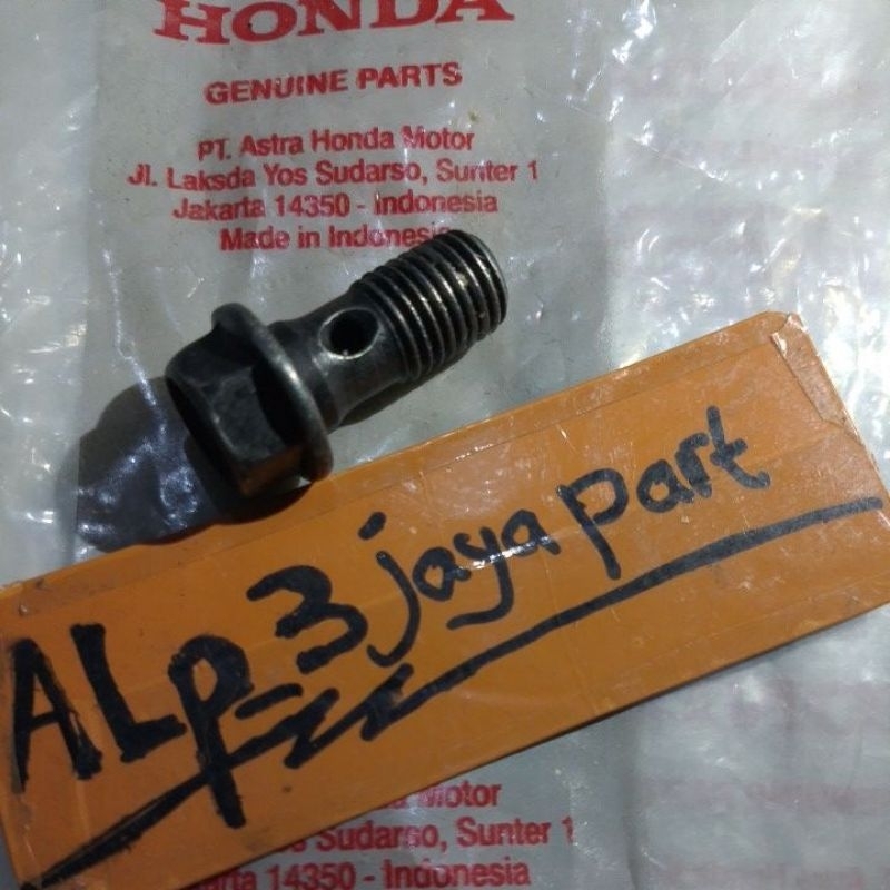 น็อต Banjo น็อตท่อดิสก์บนและล่างสําหรับ Honda Vario beat Revo ใบมีด ฯลฯ ...