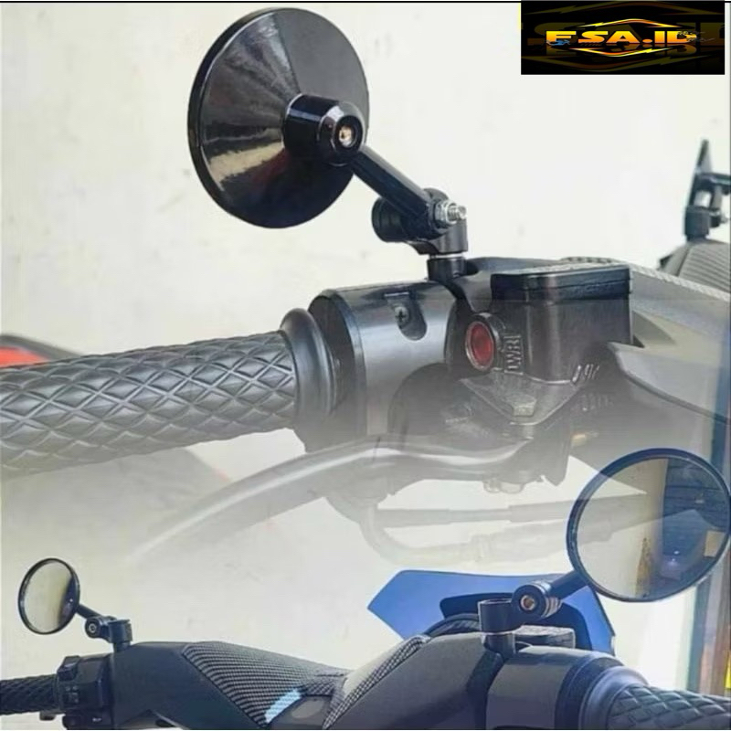 ROUND MIRROR รุ่น VND RACING PREMIUM CONVEX MOTORCYCLE UNIVERSAL VESPA ...